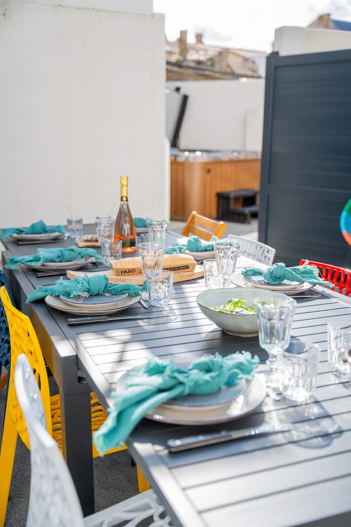 Villa Rosalie 5*  Spa, Plage à 240m,l’escalecocoon - Les Sables-d'Olonne