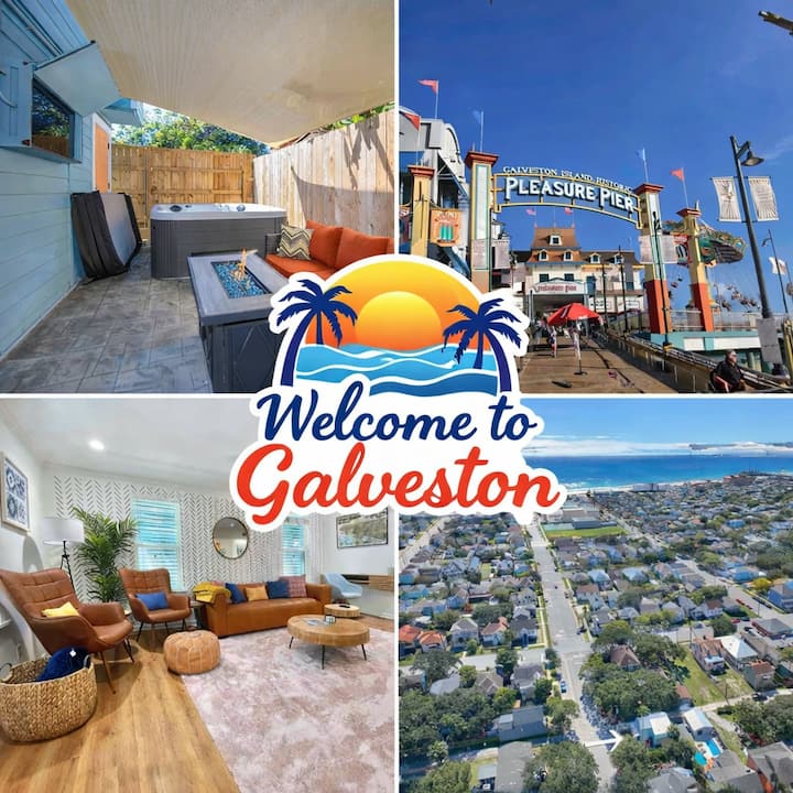 Hot Tub W/ Tv, Walk To Beach, Near Dt/utmb! - Galveston, TX
