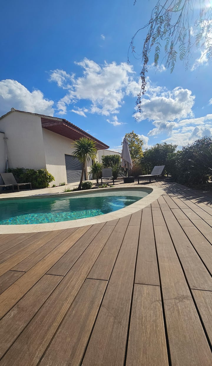 Villa 4bed-piscine 27°c-baby-brasero-barbecue Gaz - L'Isle-sur-la-Sorgue