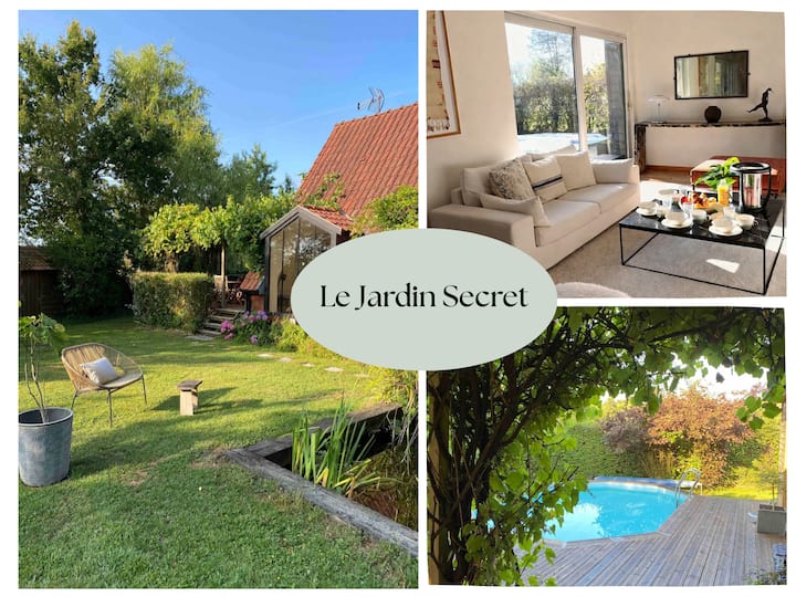 Le Jardin Secret - Maison Avec Piscine Prx Touquet - Pas-de-Calais
