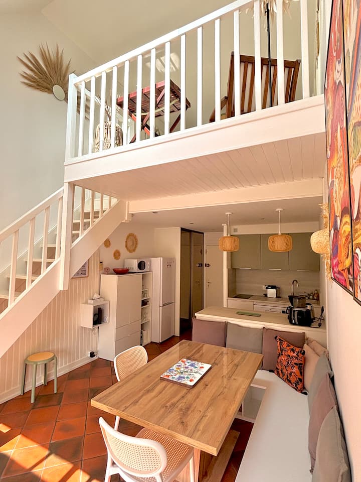 T3 Duplex Terrasses & Piscine, 10min Plage à Pieds - Guérande