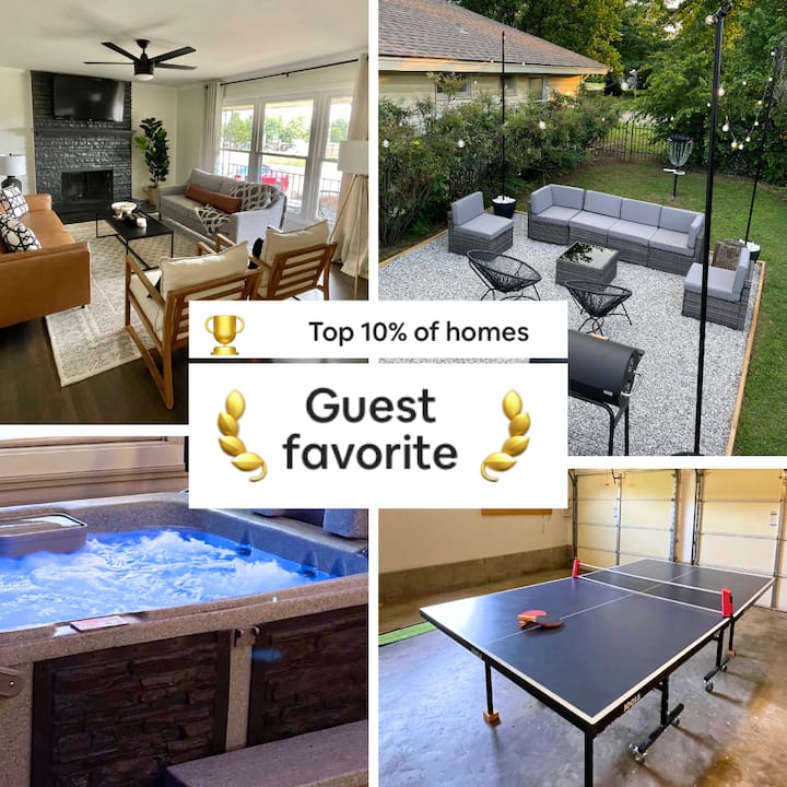 King Suite | Expo | Hot Tub | Ping-pong | Spacious - Tulsa, OK