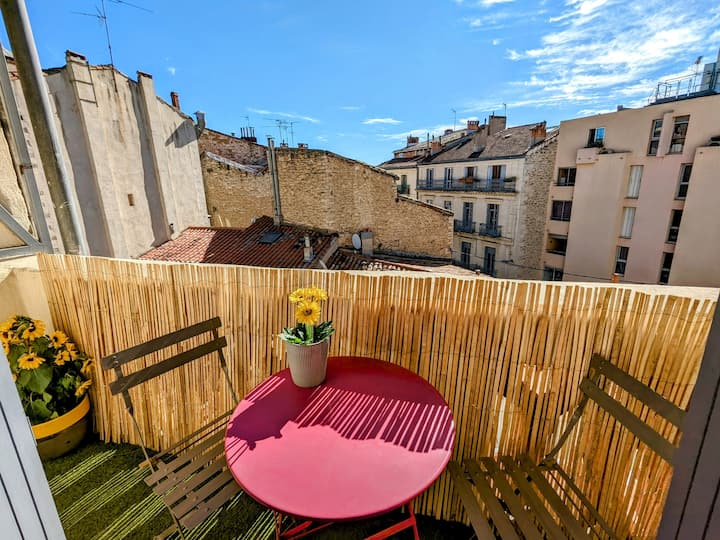 Duplex Gare - Centre Ville Avec Balcon - Montpellier