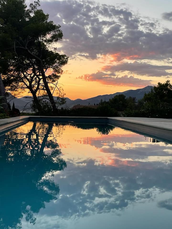 Villa Piscine Hyères Carqueiranne + Climatisation - Le Pradet
