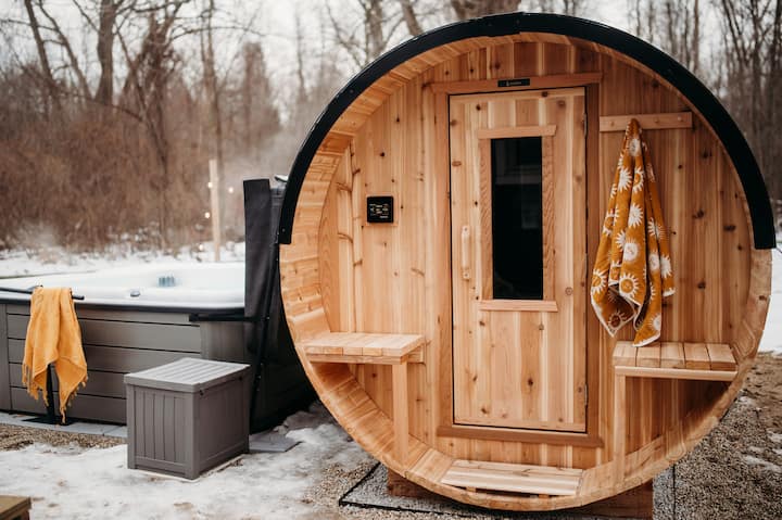 Lux Home, Sauna, Hot Tub, Firepit, 5 Min To Town - New Buffalo, MI