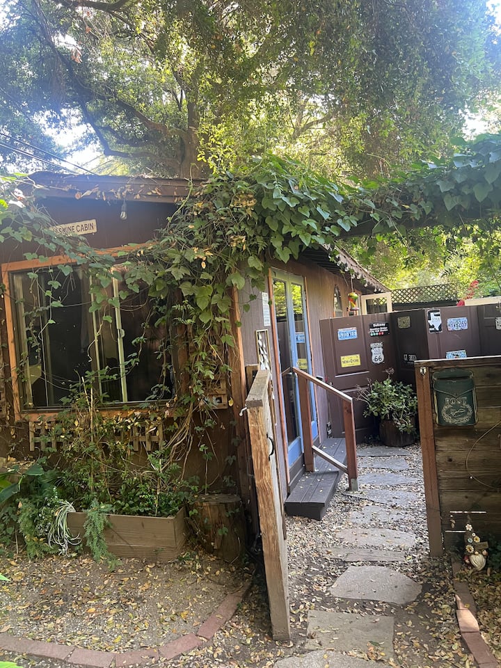 Santa Cruz Redwood Forest Cabin Hot Tub Pet+ - Scotts Valley, CA