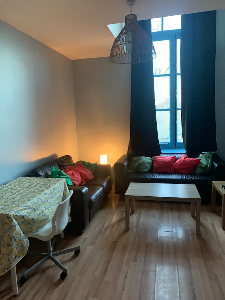 Building Is Original Stone Cut. - 