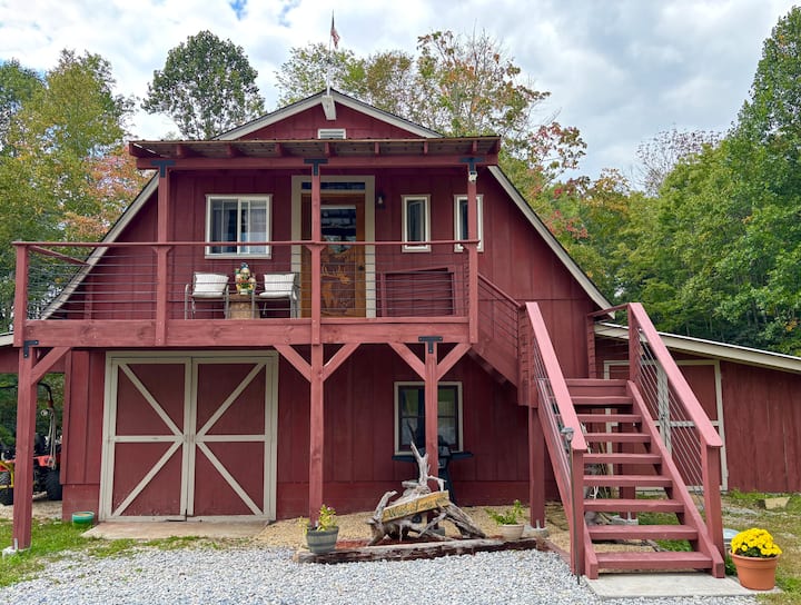 Barn Loft At Wood Song Lodge On 15 Acres - Diamond Creek
