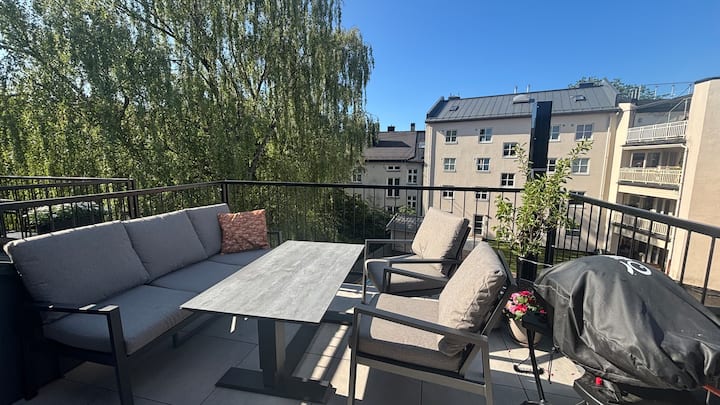 Spacious And Central Apartment W/ Rooftop Terrace - Oslo