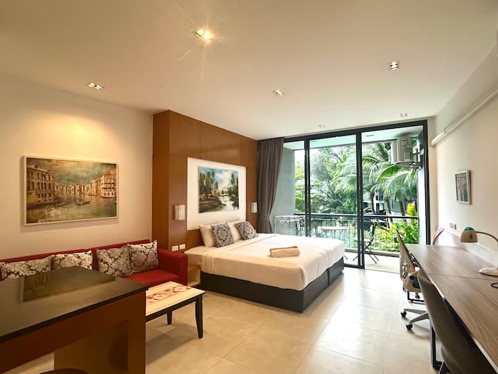 Big Remote Studio|500mbps|5-supers Nearby[d22] - Province de Phuket