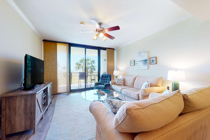 2br Beachfront Condo With Hot Tub, Pool, & Tv - Dauphin Island, AL