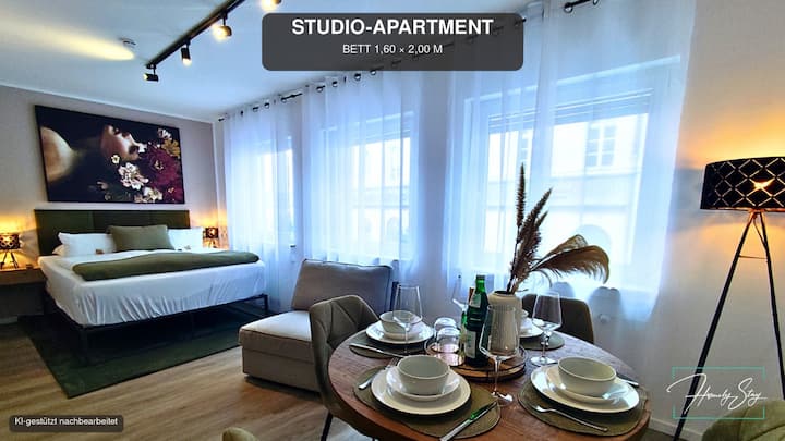 Modern City Studio On The Market Square - Bad Kissingen