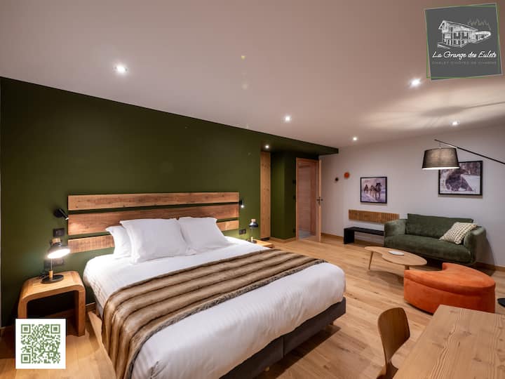 La Grange Des Eulets - Chambre Double Deluxe - Bourg-Saint-Maurice