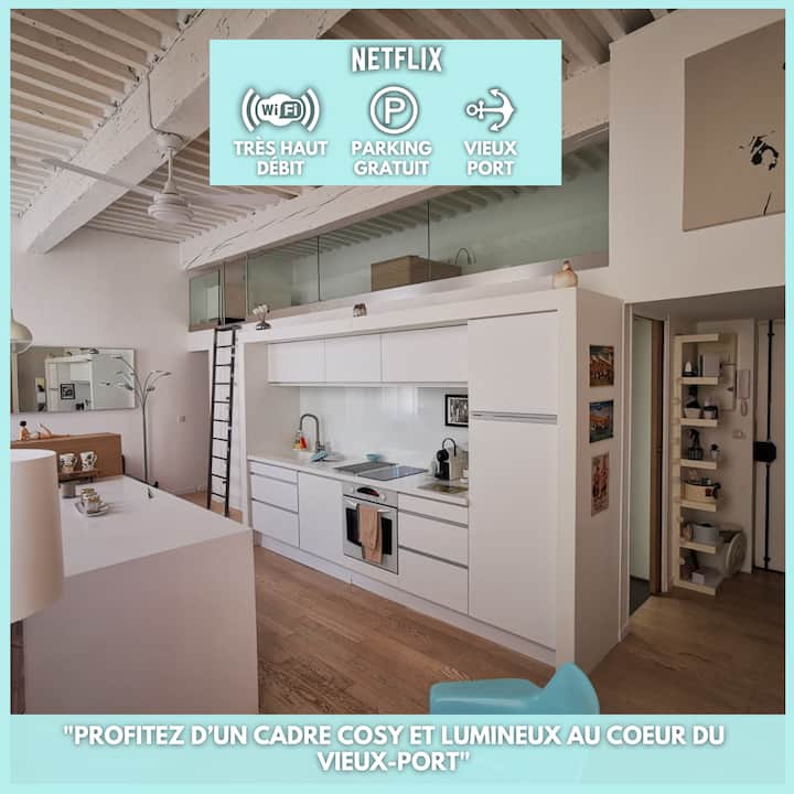 Le Loft Du Port : T2 Centre Ville | Wifi & Parking - Cassis
