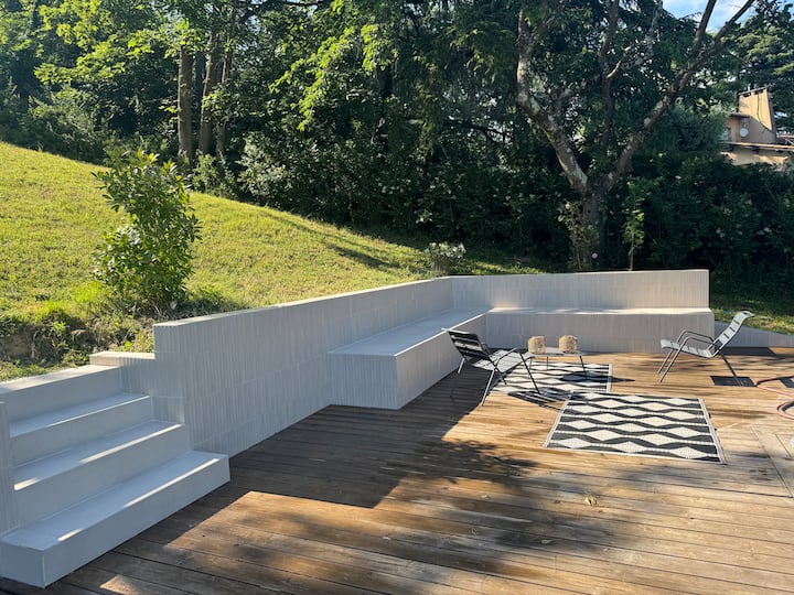 Villa D'architecte Piscine - 8 Personnes 5 Lits - Lyon