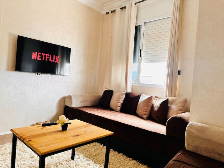 Calm & Cozy Apartment With Ocean View Terrace - Taghazout