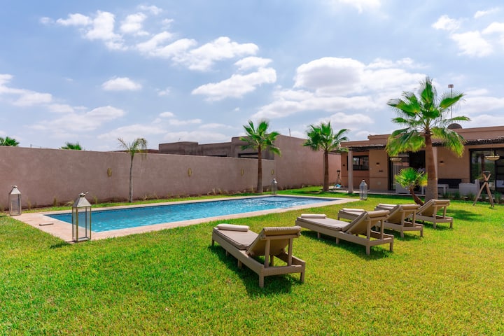 Villa Latifa Mit Pool-hamam-garten-klima-garage - 阿加迪爾