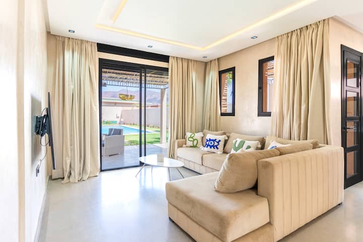 Villa Latifa Mit Pool-hamam-garten-klima-garage - Agadir