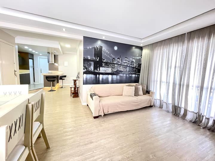 Apto No Centro, 550m Mar, Com Garagem Priv - Balneario Camboriú