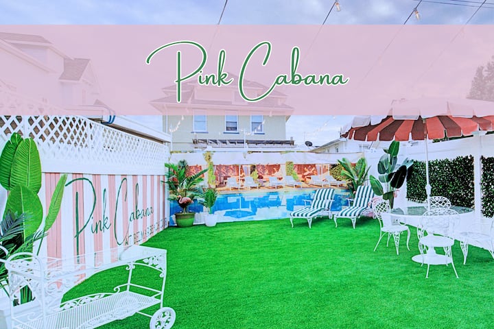 *Pink Cabana* Hgtv & Tik Tok 1/2 Block To Beach - Belmar, NJ