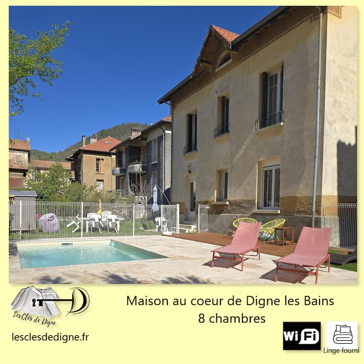 Accueillante Maison Avec Piscine - Alpes-de-Haute-Provence