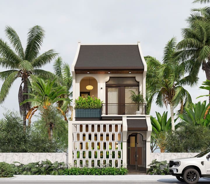 Chic Villa Near The Beach+pool+river Views - 會安市