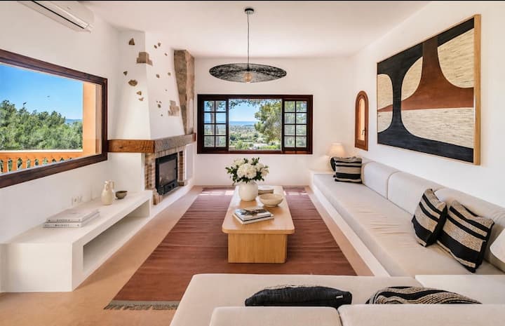 Can Tinalles - Renovated Villa With Sea Views - Ibiza