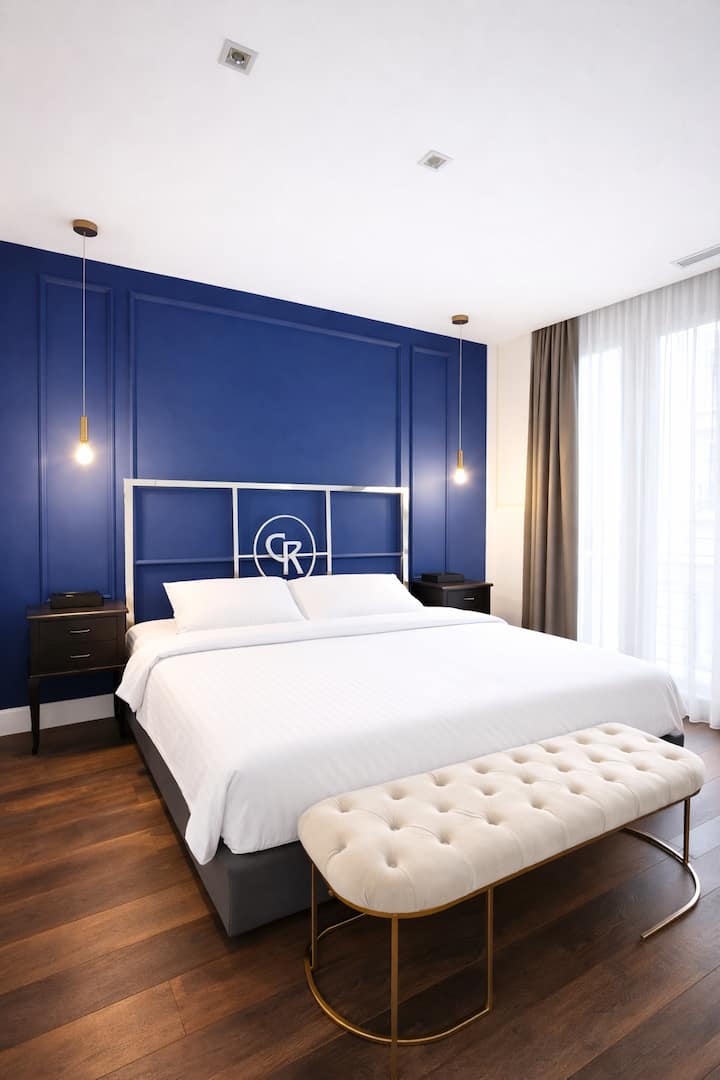 5 Guests French Balcony Magnific Design, Bathtub - Istanbul