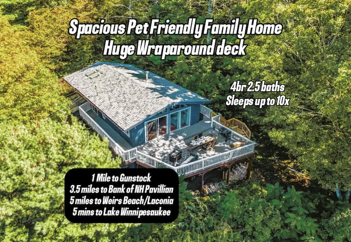 Mountain Views, 5 Minutes To Lake Winnipesaukee! - New Hampshire (State)