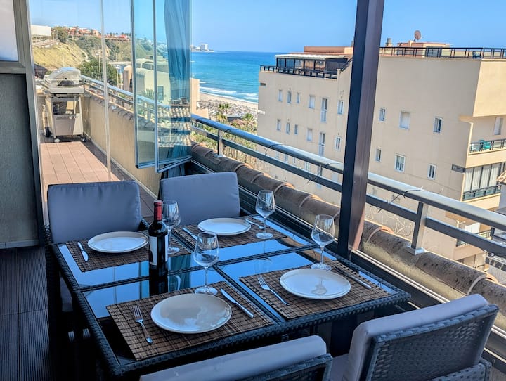 Sea Front Penthouse Apartment – 1 Min To The Beach - Fuengirola