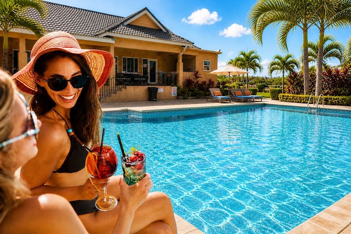 Gated 3br Villa Near Montego Bay •2 Pools|transfer - Jamaica