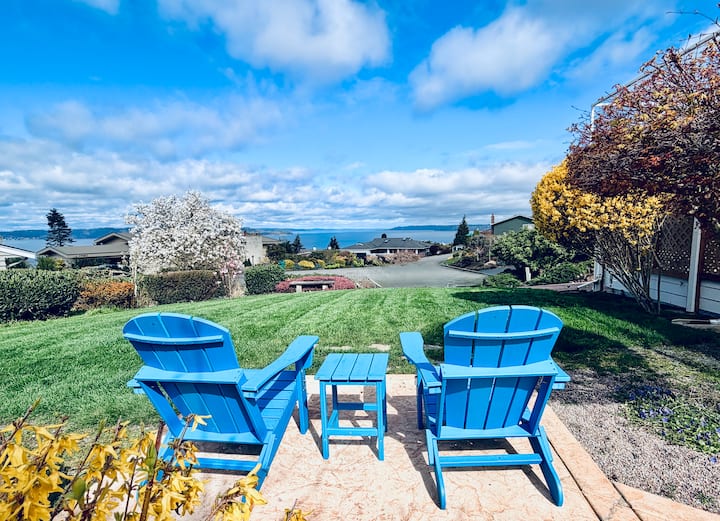 1400sft Spacious Seaview Retreat &Garden Surround - Federal Way, WA