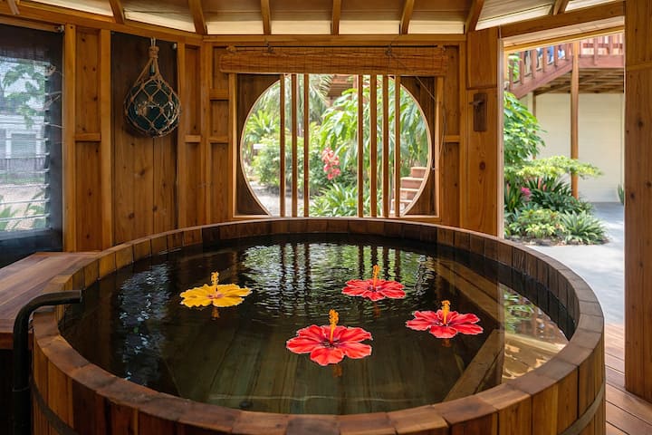 Family Round House – Spacious, Hot Tub, Bbq, Beach - Okinawa