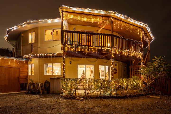Round House, Wooden Hottub, Beach, Bbq, Family Fun - Okinawa Prefecture, Japan