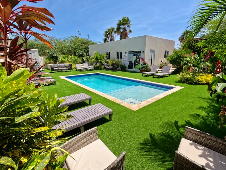 Tropical Home With Nature, Terrace & Sunny Pool #2 - Aruba