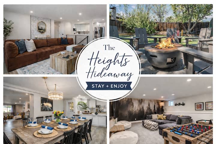 Modern Retreat | 6br | Game + Movie Room | Firepit - Denver, CO