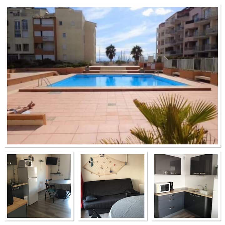 Cap D'agde~ Piscine Terrasse Proche Mer - Agde