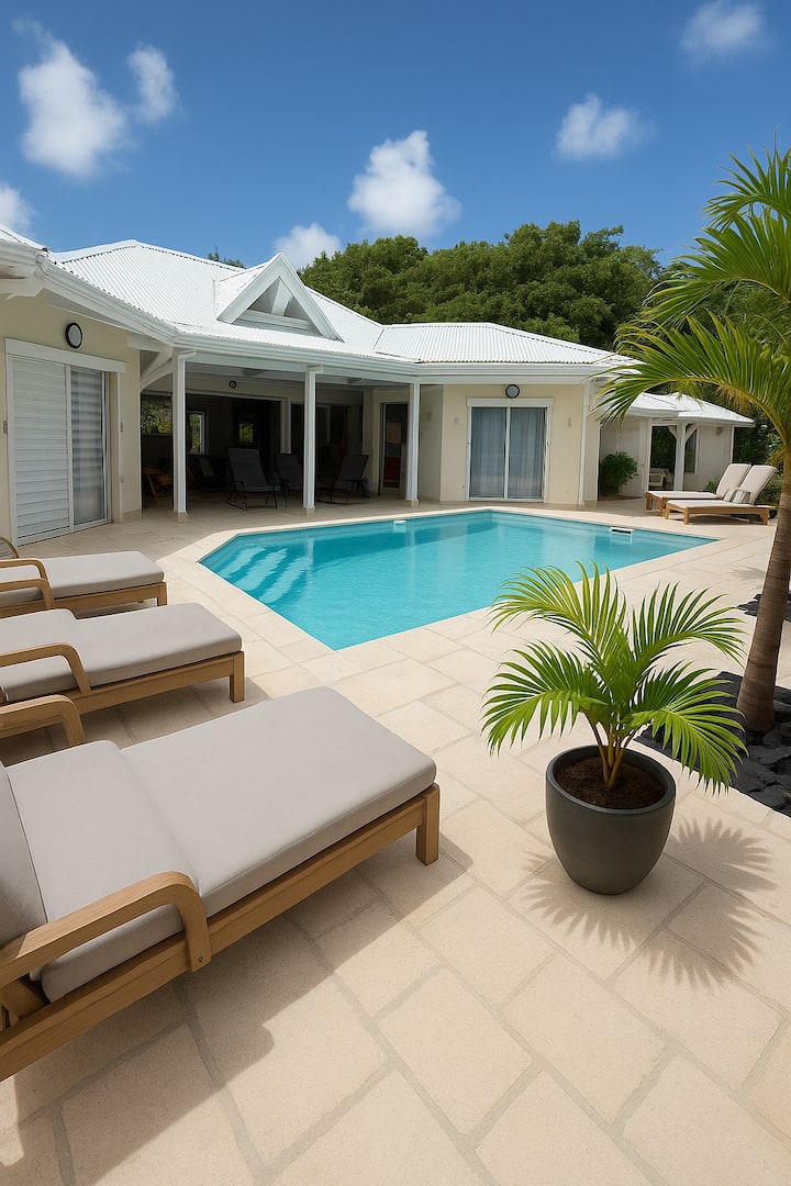 Naïa : Piscine & Accès Lagon Et Plage - Saint-François