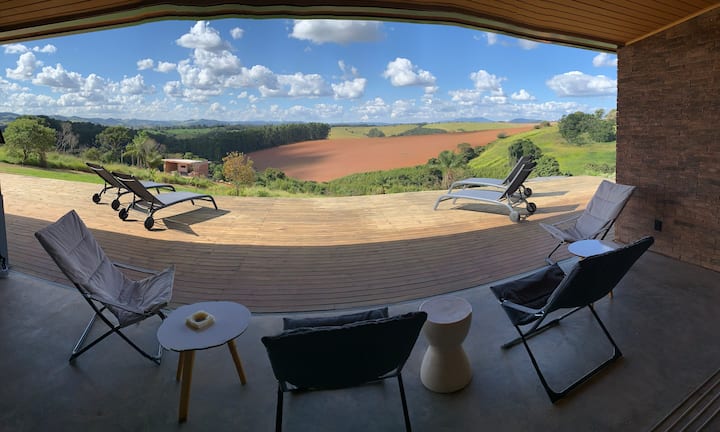 Casa Horizonte: Design E Vista Cinematográfica - Bragança Paulista