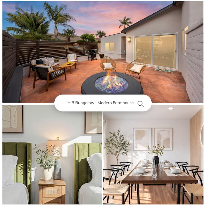 Boho Modern Farmhouse | H.b. Traveler's Getaway - Huntington Beach, CA