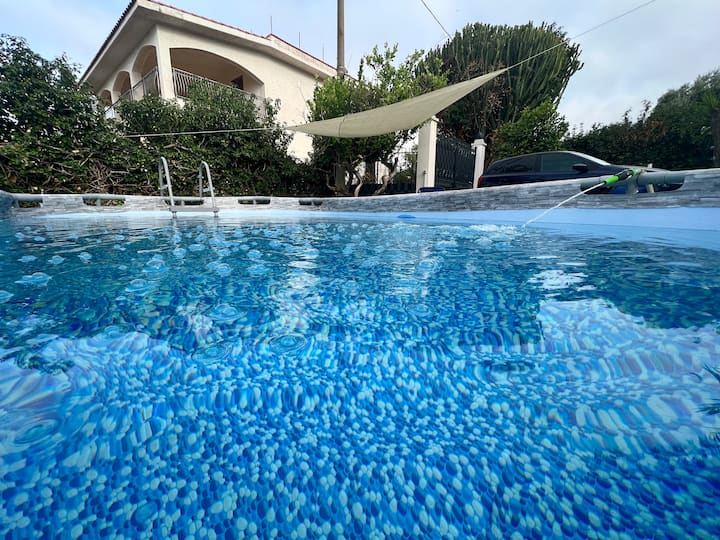 Villa Terr Sul Mare With Private Poo - Trabia