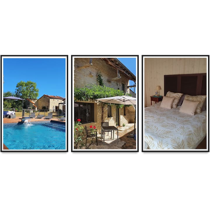 Gîte De Charme à La Campagne - Les Glycines - Allier