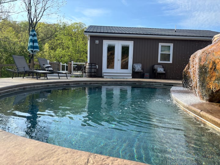 Creek Front Home *Heated Pool Open Year Round!* - William Penn State Forest, Nottingham