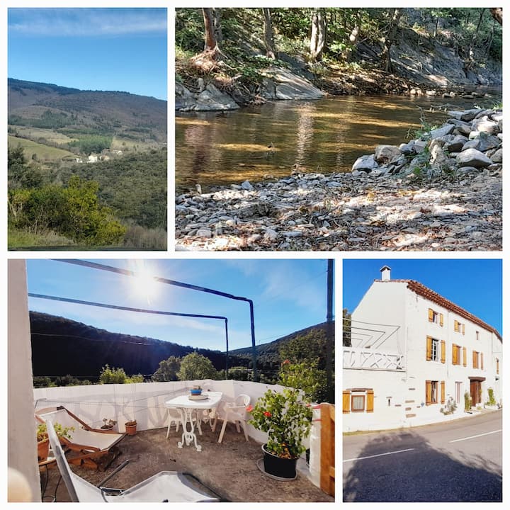 Maison Au Pied De La Montagne Noire 6 à 13 Pers. - Hérault