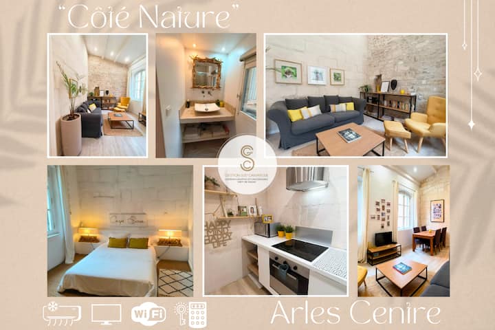 *Côté Nature* Arles Centre - Wifi & Charme - Arles