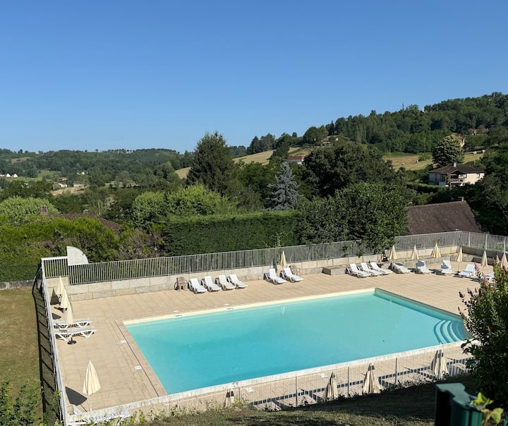 Appart. Indépendant, Clim, Résidence Piscine Pkg - Sarlat-la-Canéda