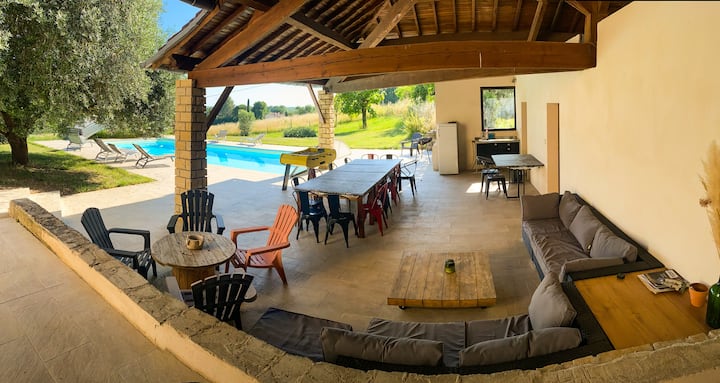 Lagarrigue, Grande Maison Avec Piscine. - Tarn