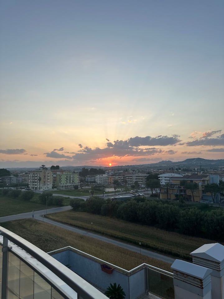 Silenzioso Trilocale Panoramico - Alba Adriatica