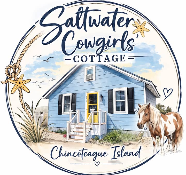Saltwater Cowgirls' Cottage | Playroom + Kid Loft - Chincoteague, VA