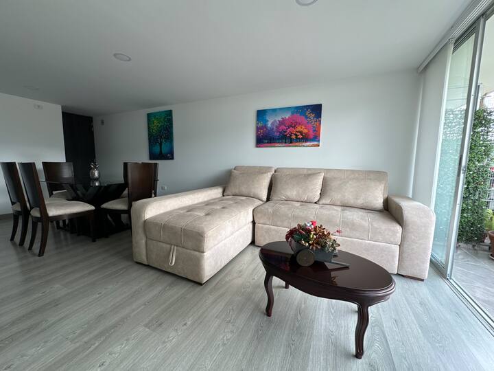 Apartamento Nuevo Con Terraza Y Vista Al Lago - Paipa